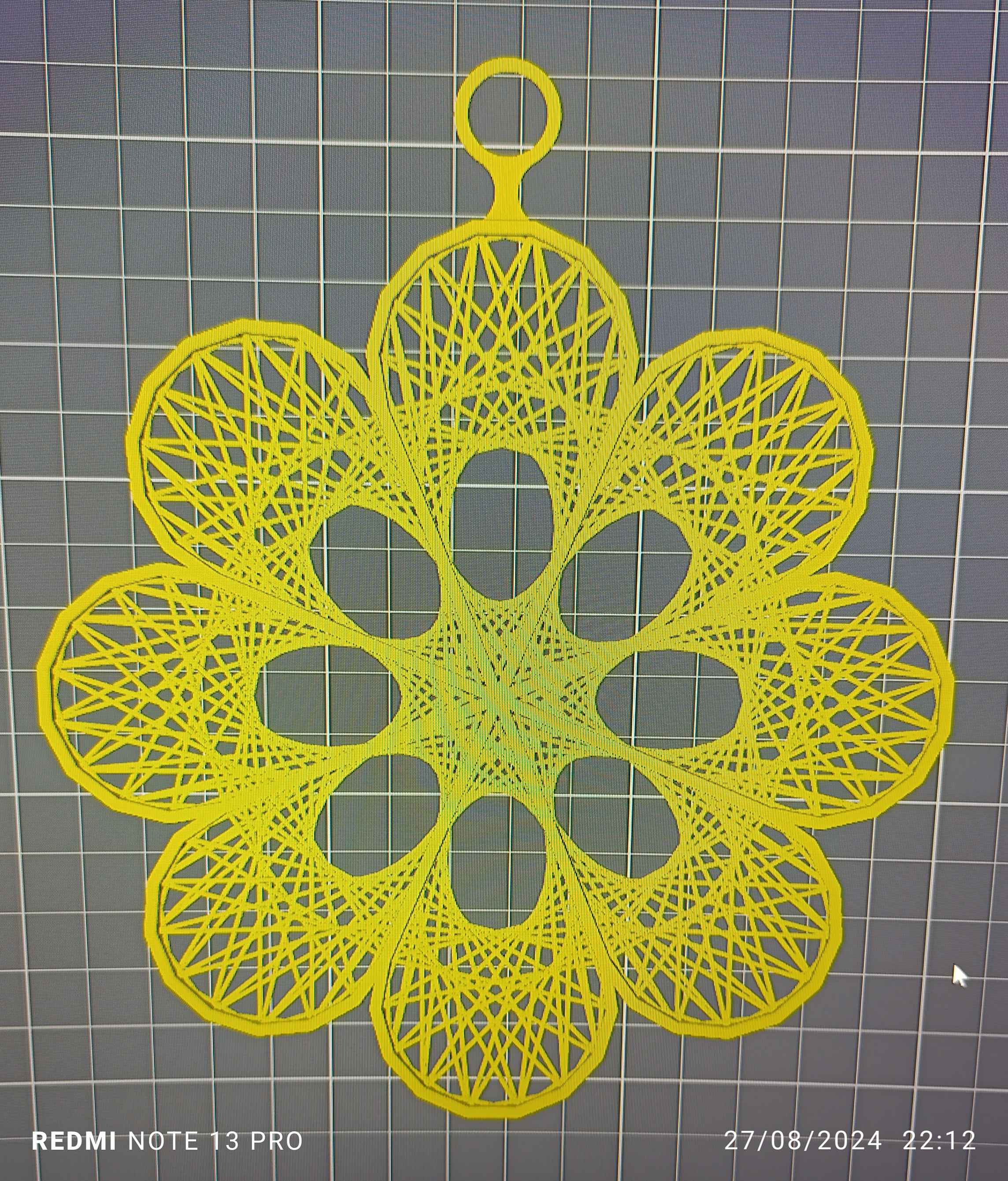 wall decor bambu flower by mónica Antunes | Download free STL model ...