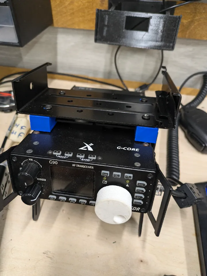 FTM-300D / Xiegu G90 Stack V0.1 by Jorge Brites | Download free STL ...