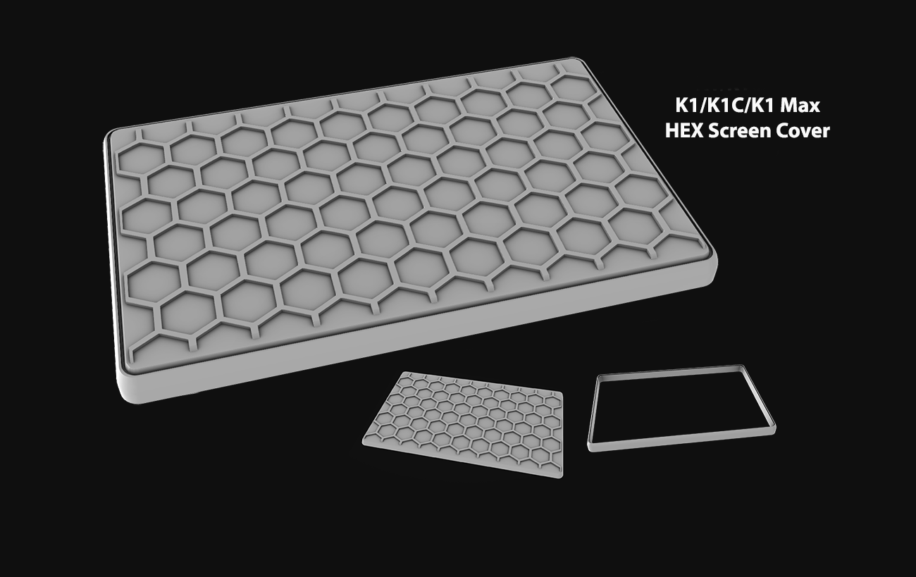K1 Series HEX Screen protection cover by Diablo | Download free STL ...