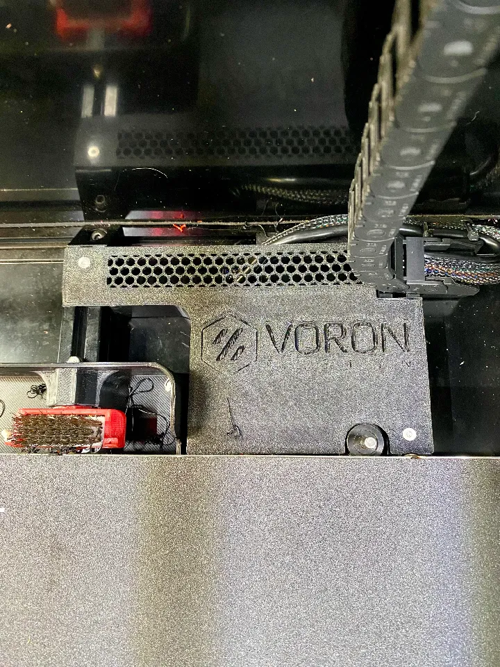 Voron 2.4 bed fan with removable bucket, Z-hotizontal chain mod. by ...