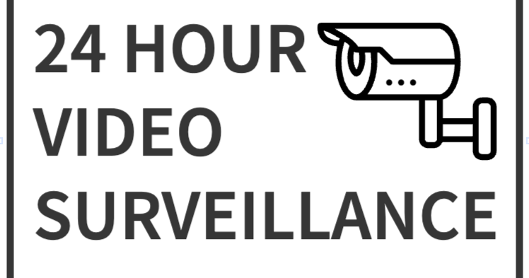 Security Camera Sign by Jonathan Mitchell | Download free STL model ...