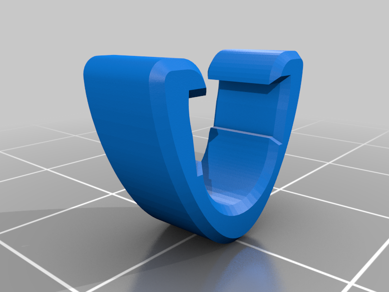 C-Clip for MTB brake hose by Reallyrapid | Download free STL model ...