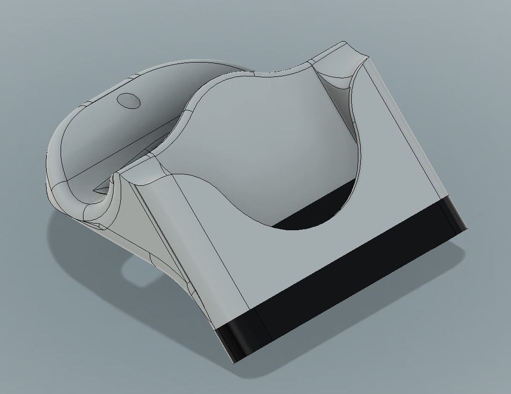 Mounted USB C Phone Dock V2 by Jethro____ | Download free STL model ...
