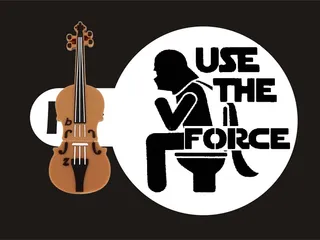 STAR WARS TOILET - coffee stencil by Mgr. Pavel Krist | Download free ...