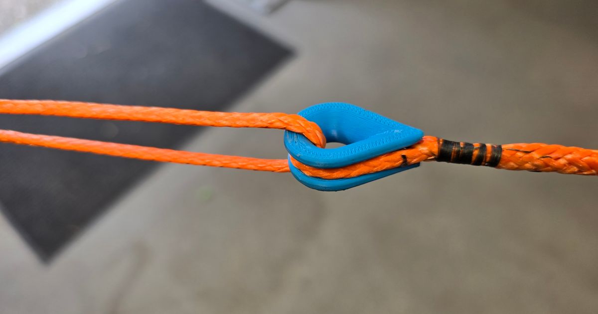 Rigging Thimble for 7/64" UHMWPE (Dyneema) by HamillES | Download free ...