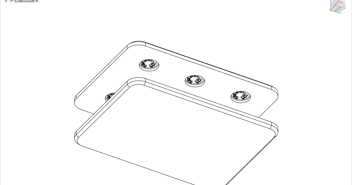 A mold for pill-shaped props by georgmierau | Download free STL model ...