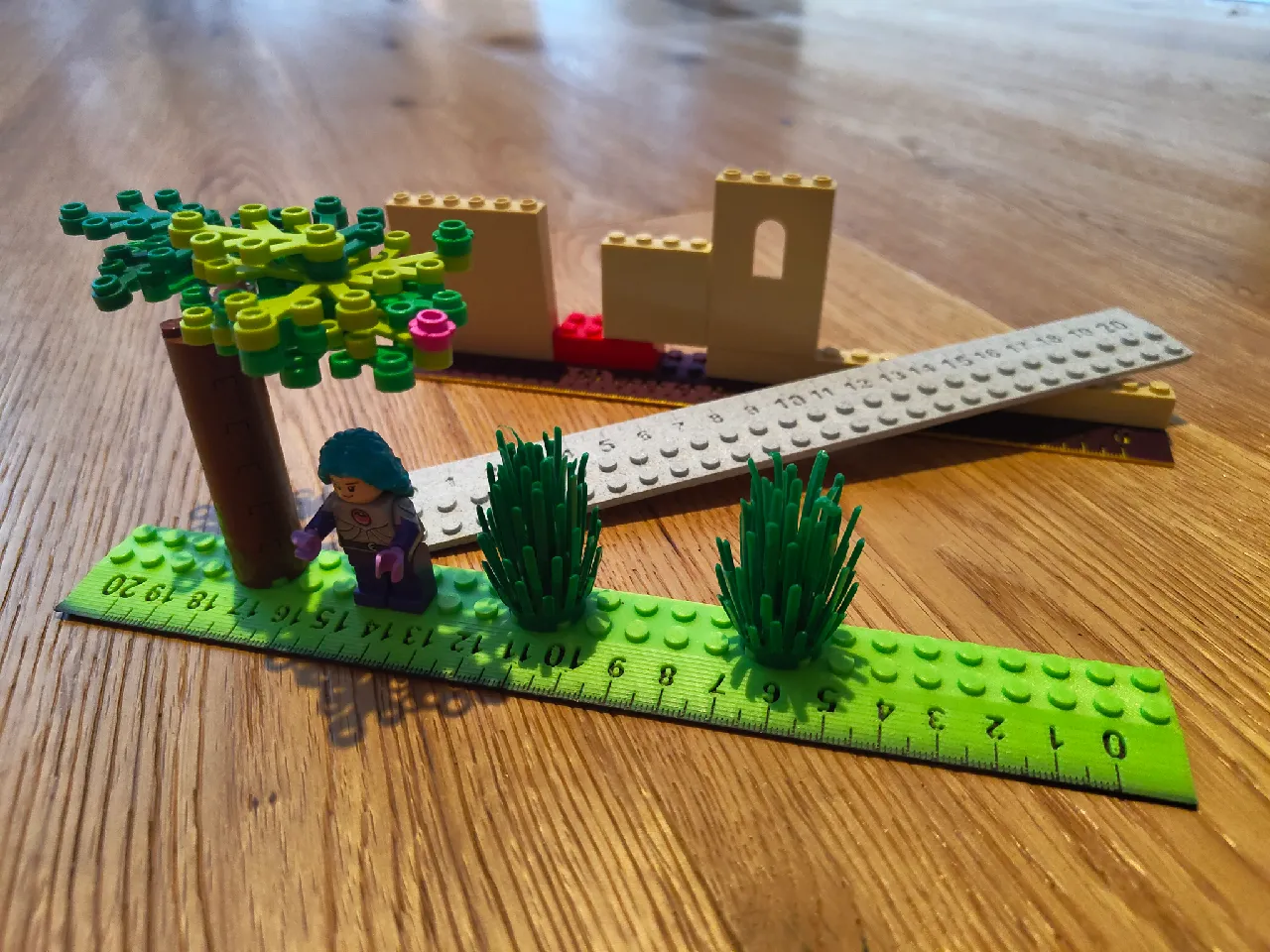 Lego brick ruler 20 cm by Ande | Download free STL model | Printables.com