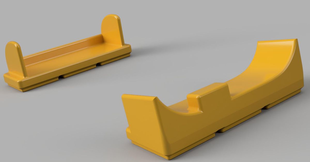 Gridfinity Stand for Brother P-Touch 550 Labelmaker (2 pieces, 1x3 each ...