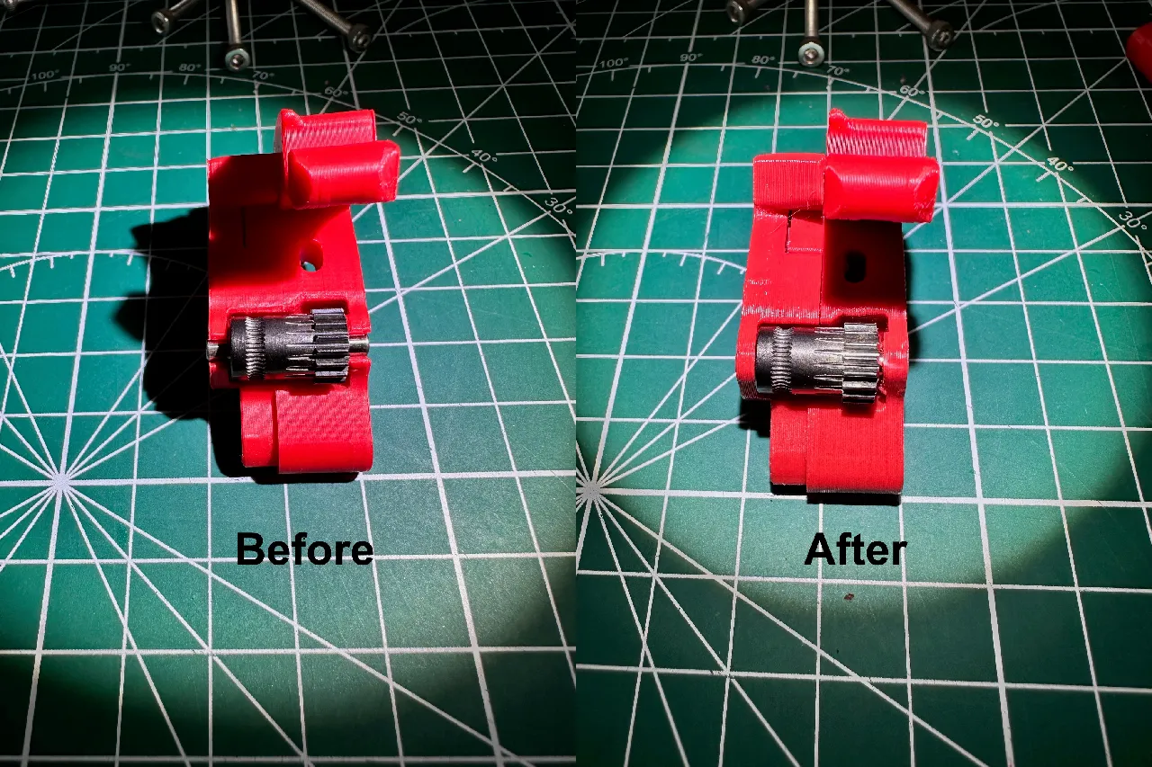 Voron Stealthburner CW2 Closed Guilder Arm BMG Idler Pin Holes by ...