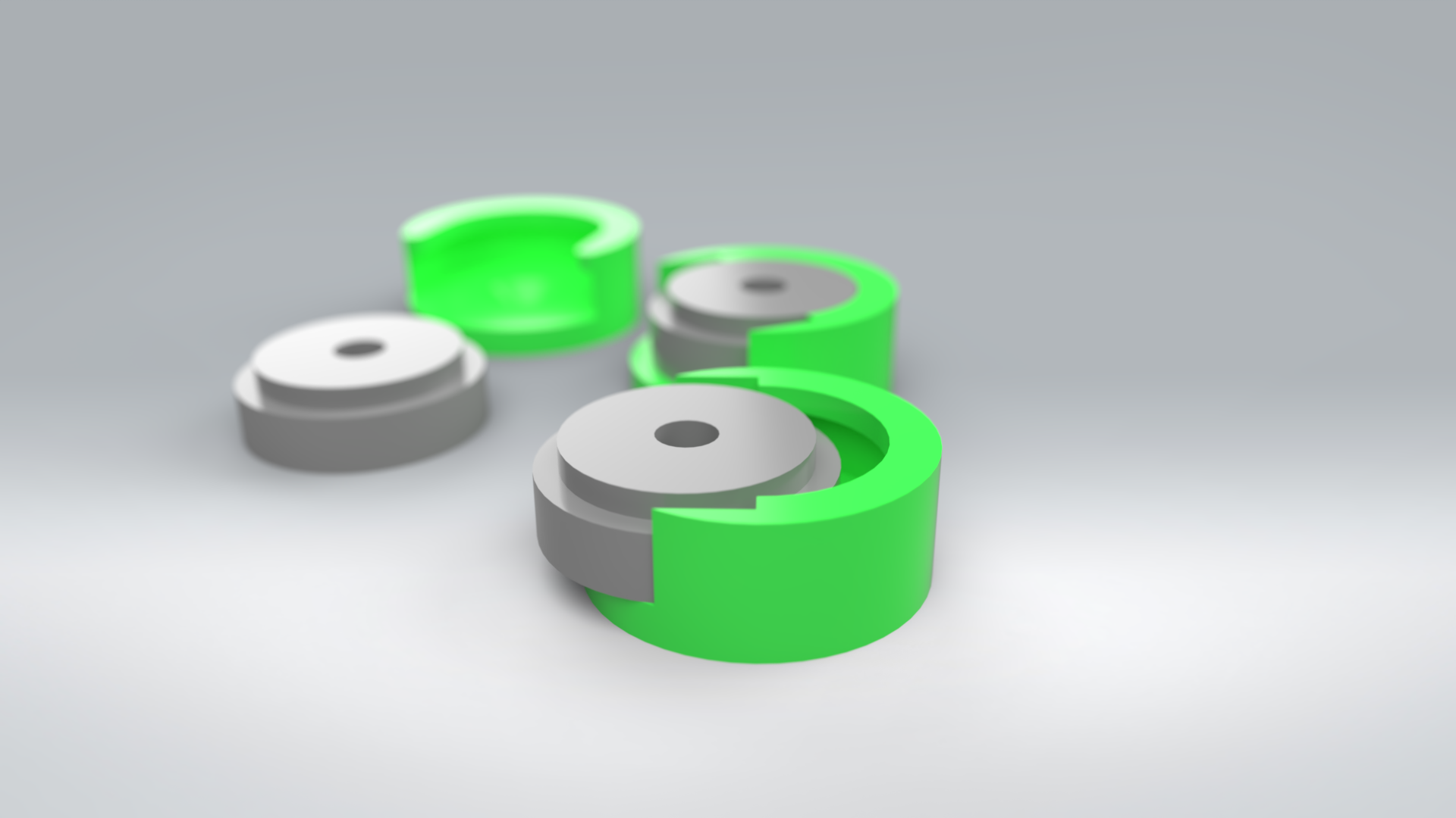 Universal Round Wall Mount (UPDATED!) por Firstlayer Oy | Descargar ...