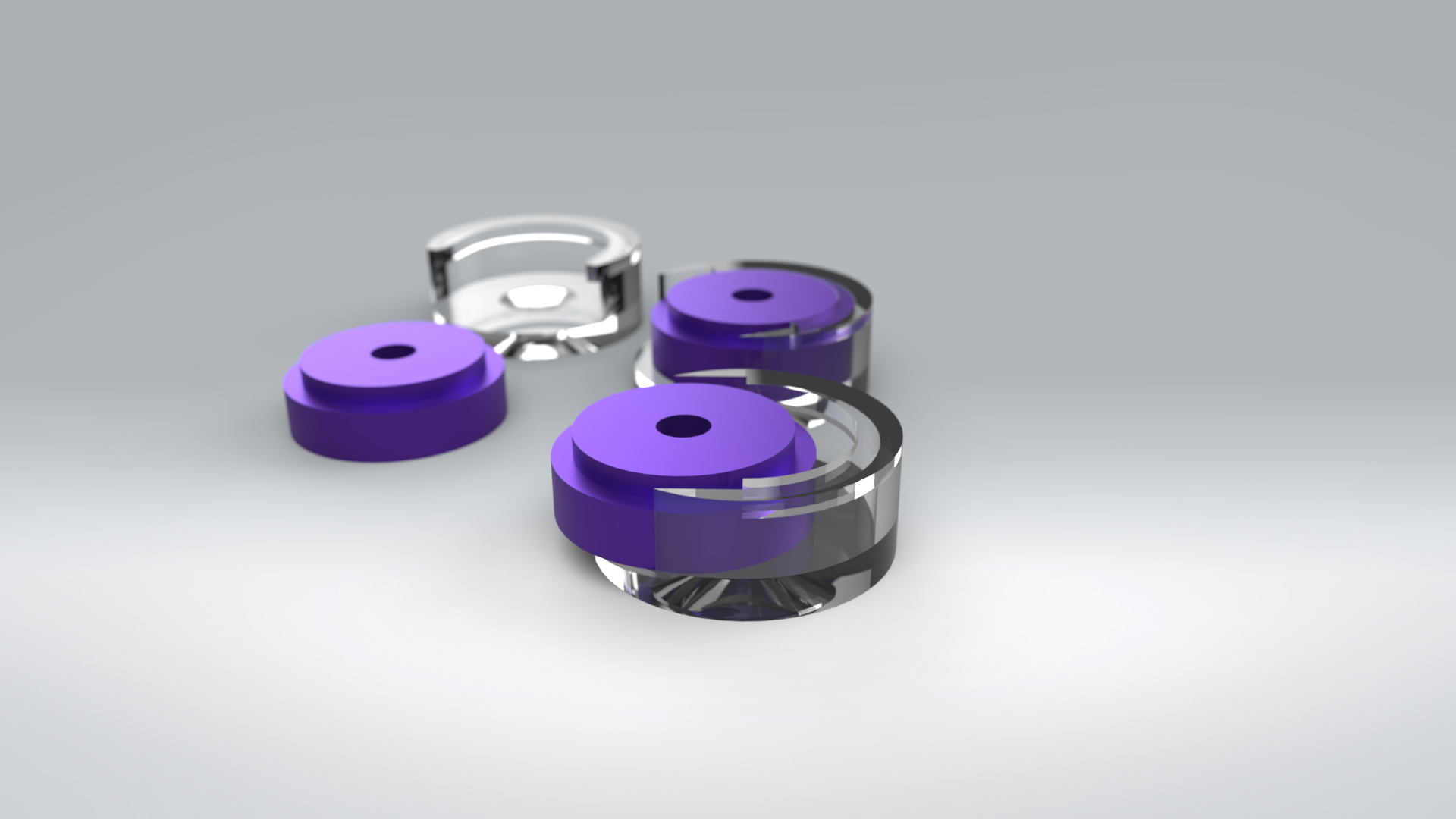 Universal Round Wall Mount (UPDATED!) por Firstlayer Oy | Descargar ...