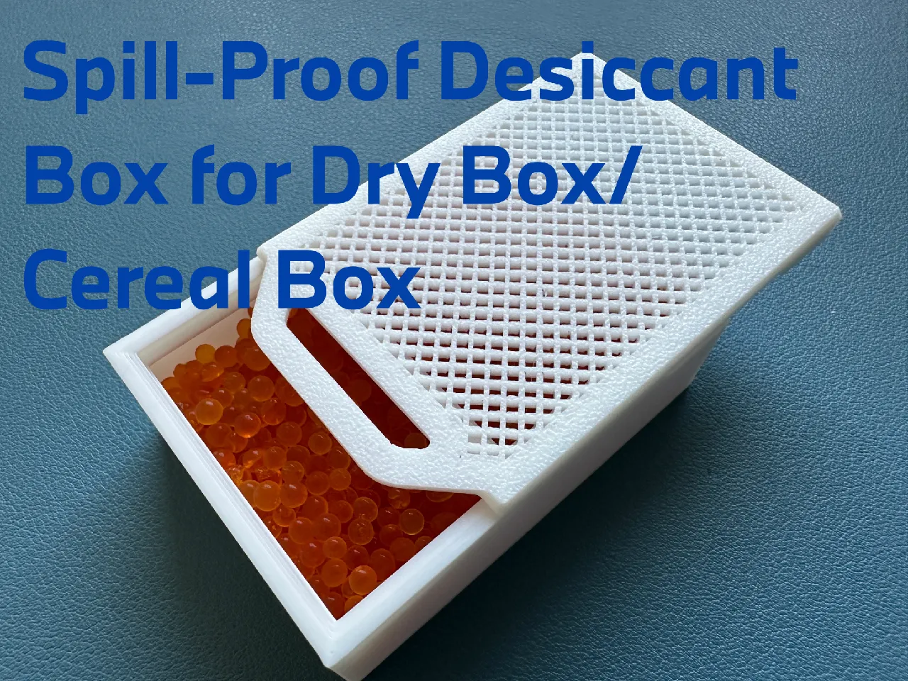 Spillproof Desiccant Boxes for Dry Box (Cereal Box) by Fozi | Download ...