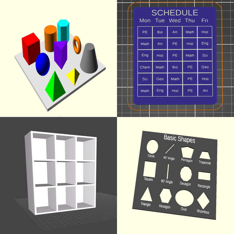 Parametric Student Kit por Hago Mis Muebles | Descargar modelo STL ...