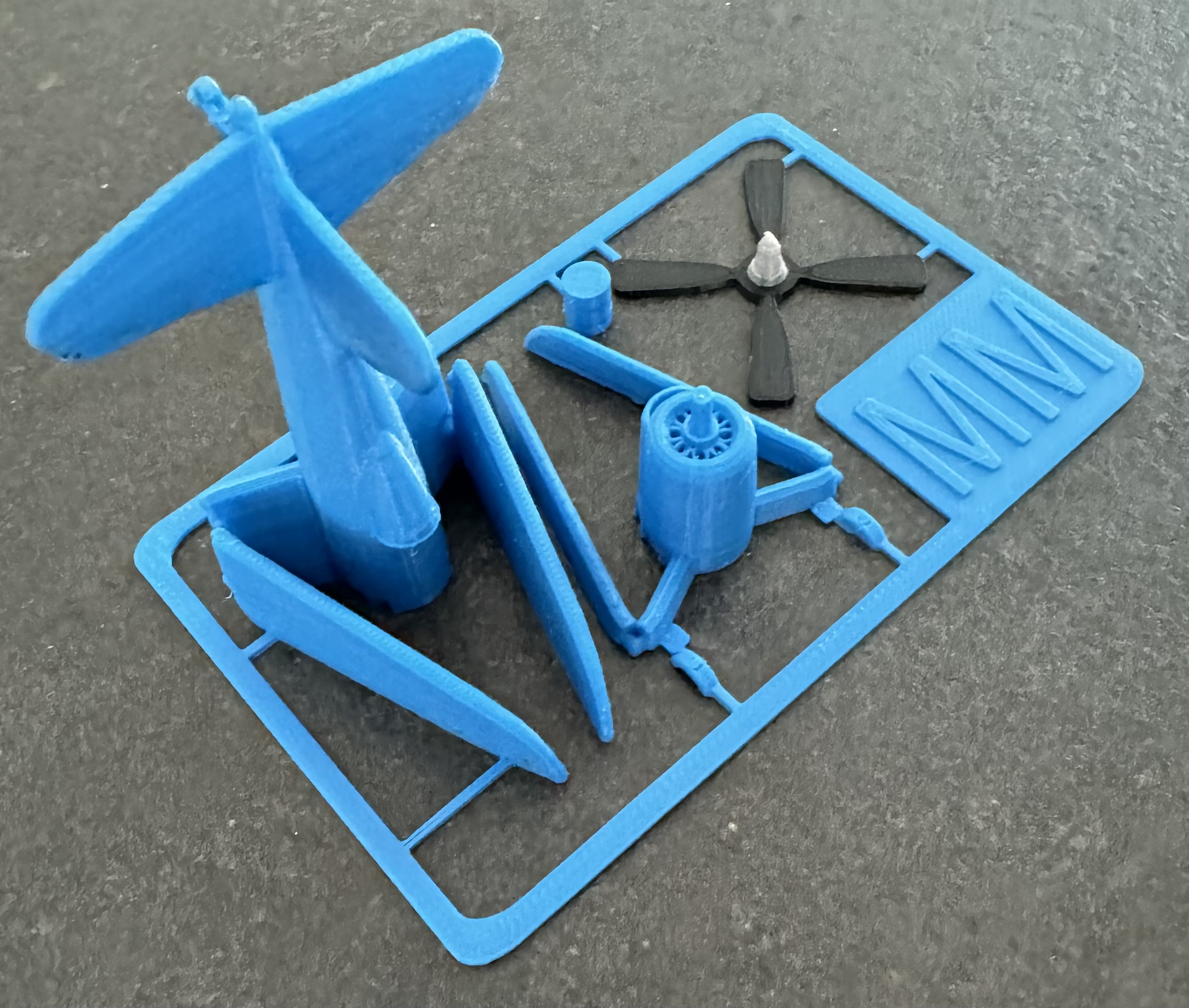 Corsair F2G with folded wings kit card by MM | Download free STL model ...