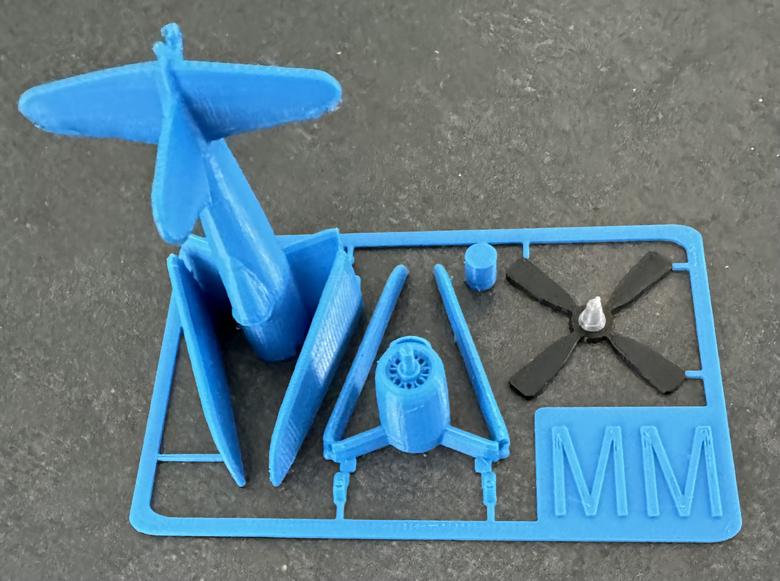 Corsair F2G with folded wings kit card by MM | Download free STL model ...