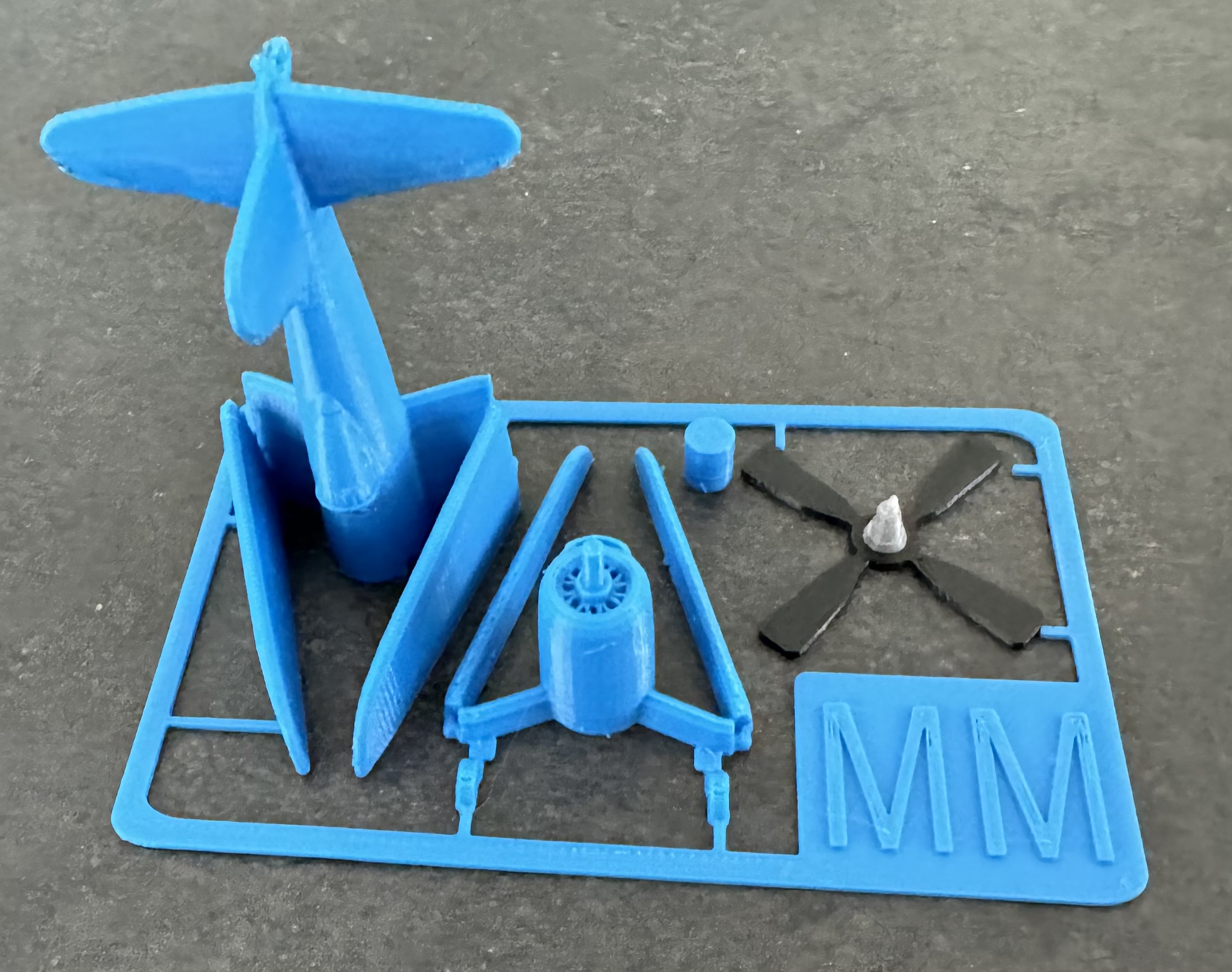 Corsair F2G with folded wings kit card by MM | Download free STL model ...