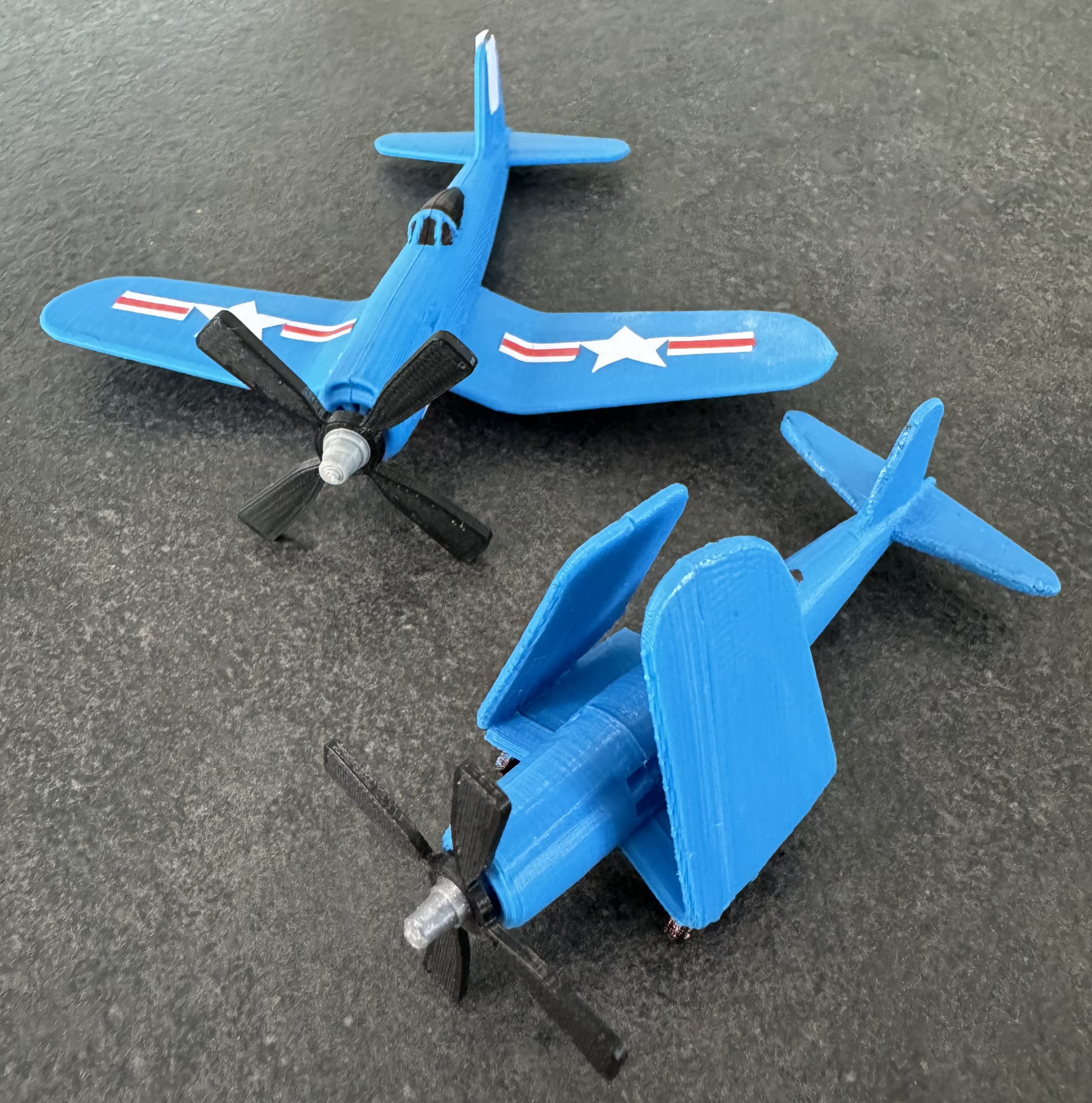 Corsair F2G with folded wings kit card by MM | Download free STL model ...