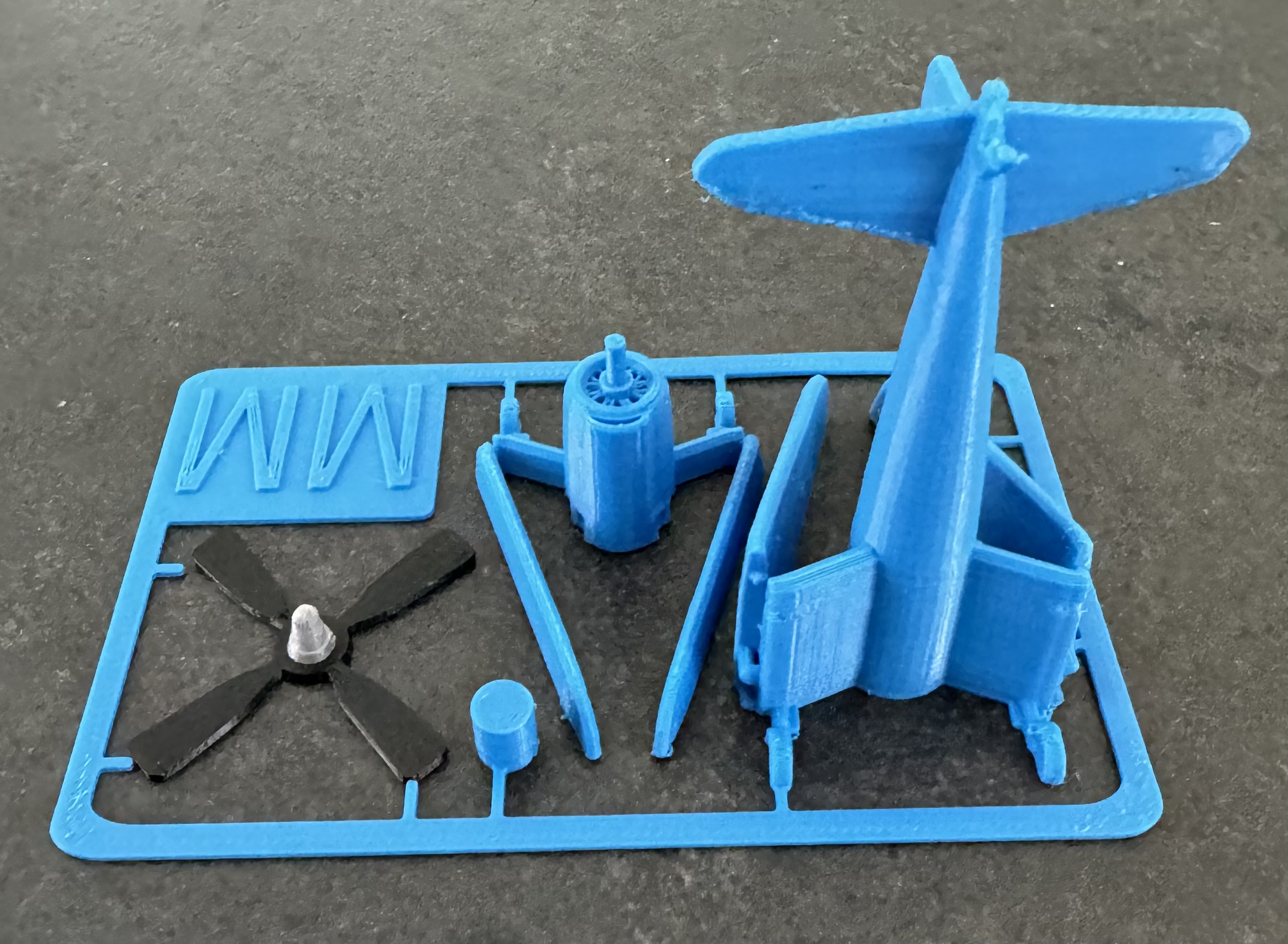 Corsair F2G with folded wings kit card by MM | Download free STL model ...