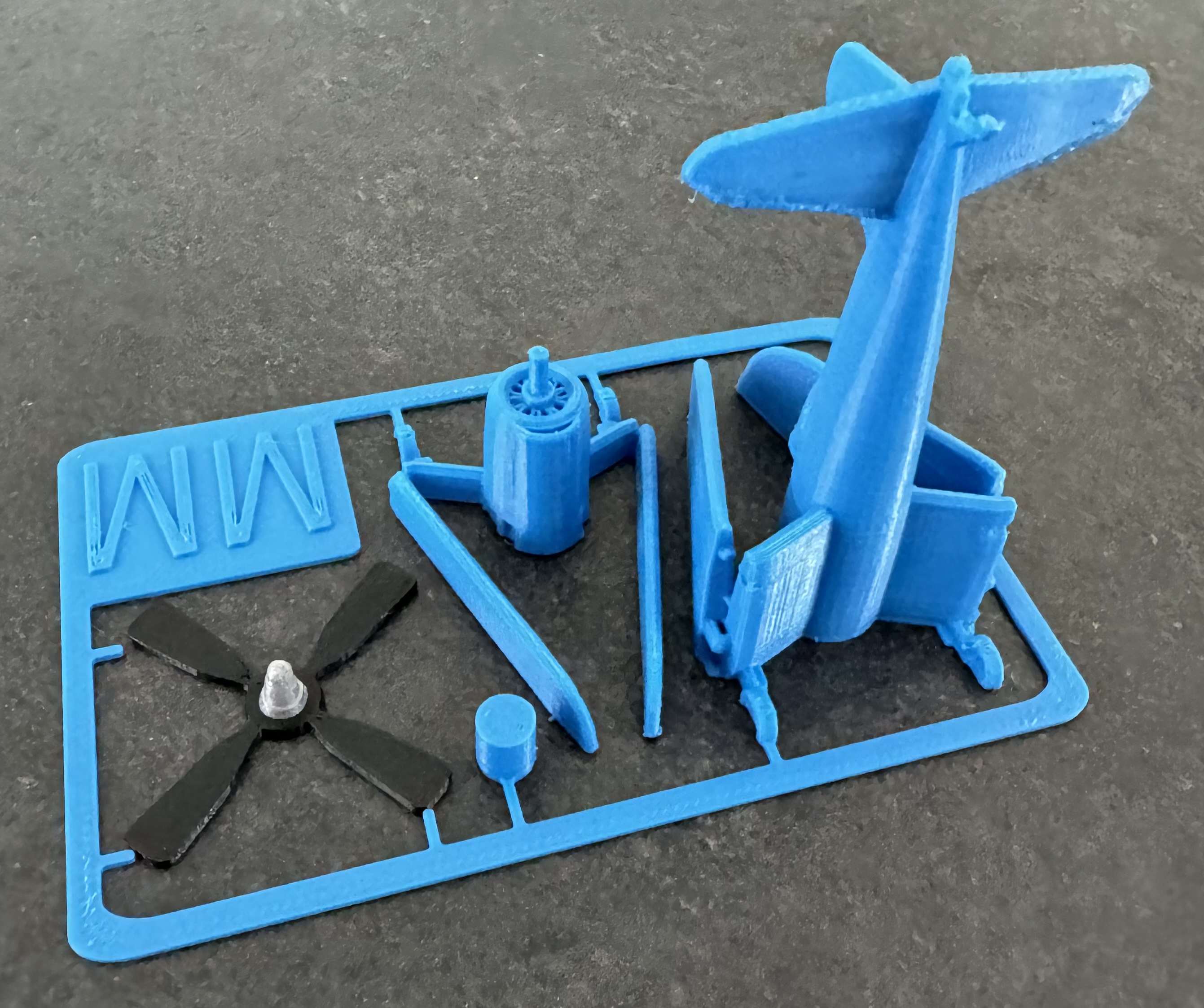 Corsair F2G with folded wings kit card by MM | Download free STL model ...