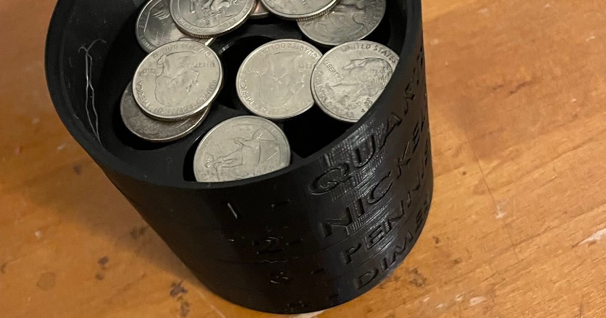 Stackable US Coin Sorter by Zombie Joe 3D | Download free STL model ...