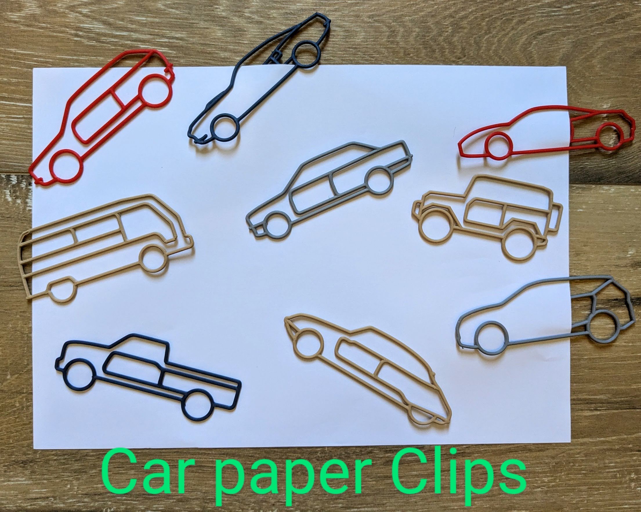 Car Paper Clip par Nalrod | Téléchargez gratuitement un modèle STL ...