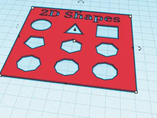 2D SHAPE TEMPLATE Circle - Decagon LEARNING SHAPES 2D TEMPLATE STENCIL CIRCLE SCHOOL TRIANGLE ...