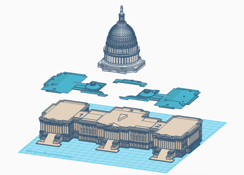 United States Capitol - Washington D.C., USA by MiniWorld3D | Download ...