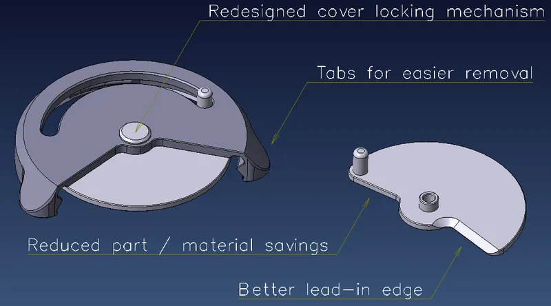 Lid Cover (for Ø54mm Can) by Carrier | Download free STL model ...