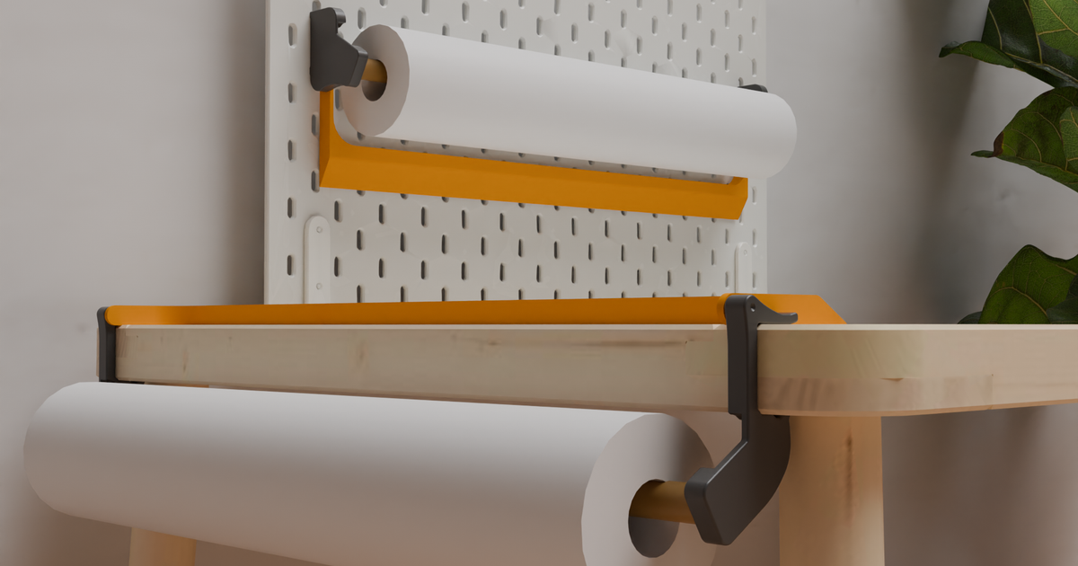 Mala X Paper Roll Holder by Az!1one | Download free STL model ...