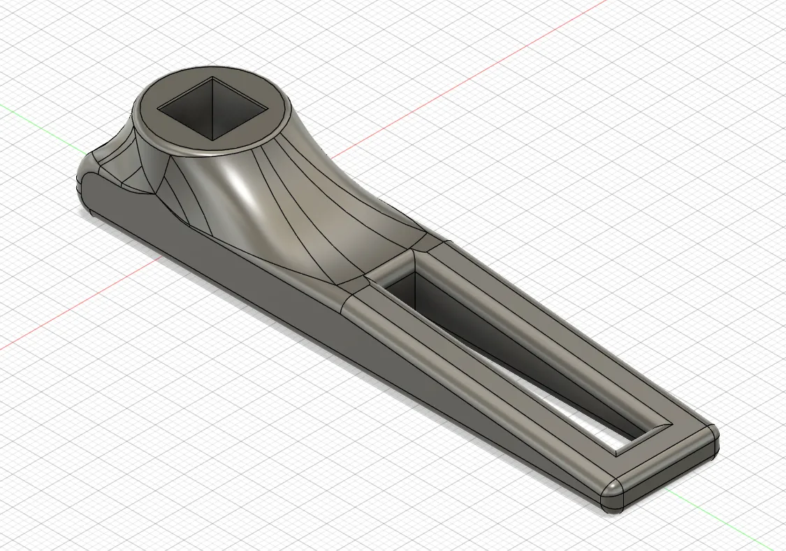 Faucet handle for bathroom sink by Passingcatto | Download free STL ...
