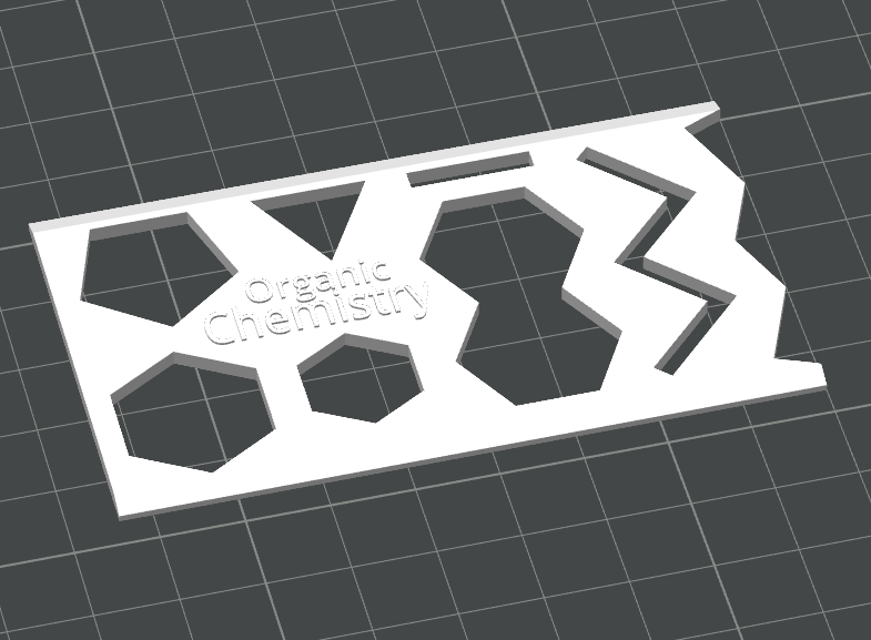 Organic Chemistry Ruler/Pattern by Limo | Download free STL model ...