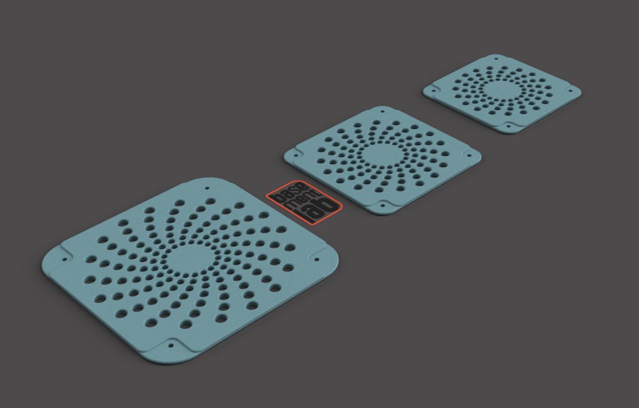 Cooling Fan Cover Fractal Design for PC case/Rack/3d Printers by ...