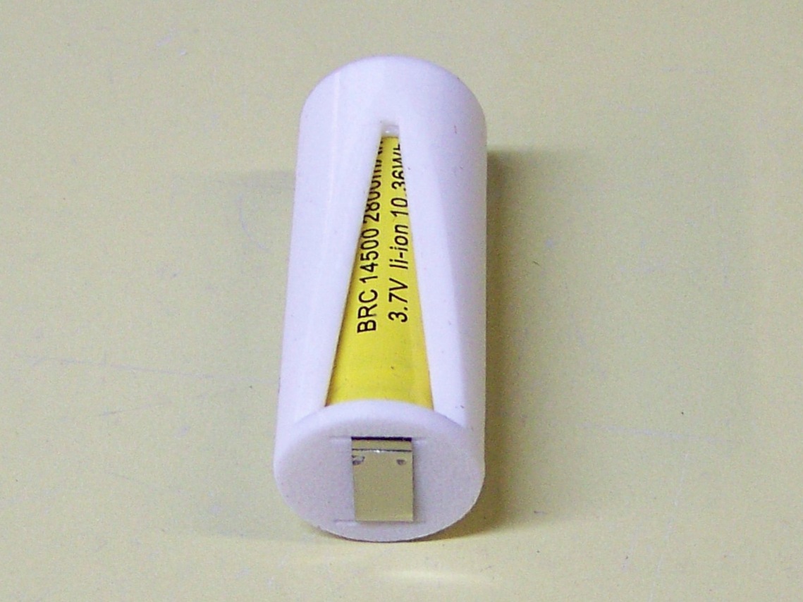 Flashlight (3) AAA Cell Holder - Now uses (1) 3.7V 14500 Rechargeable ...