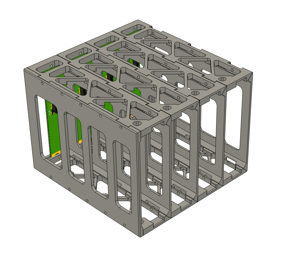 Modular Stackable HDD Cage with Hot-Swap Backplane by Akhil V ...