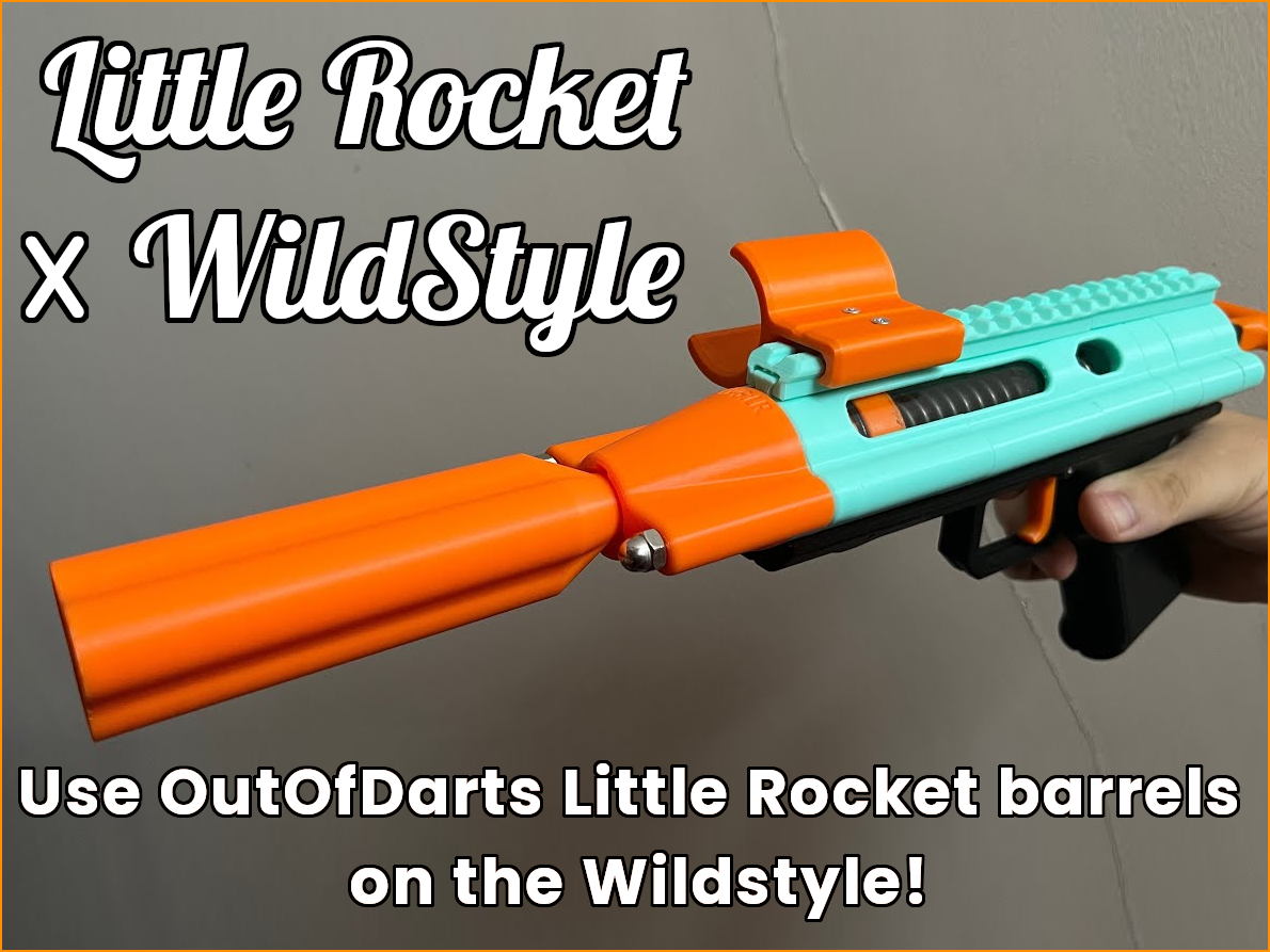 Wildstyle Little Rocket Adapter (For OutOfDarts Little Rocket Modular ...
