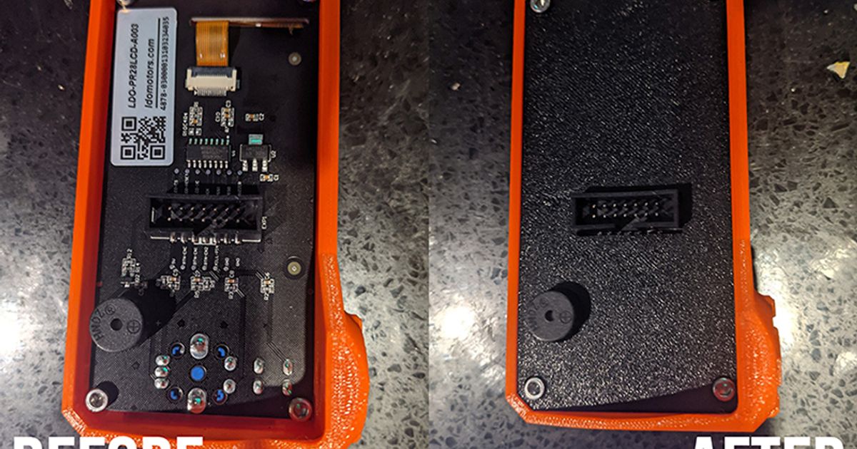 Prusa mini display box 3.2 inch LCD Back Cover by joeltron | Download ... Prusa mini display box 3.2 inch LCD Back Cover by joeltron | Download ...