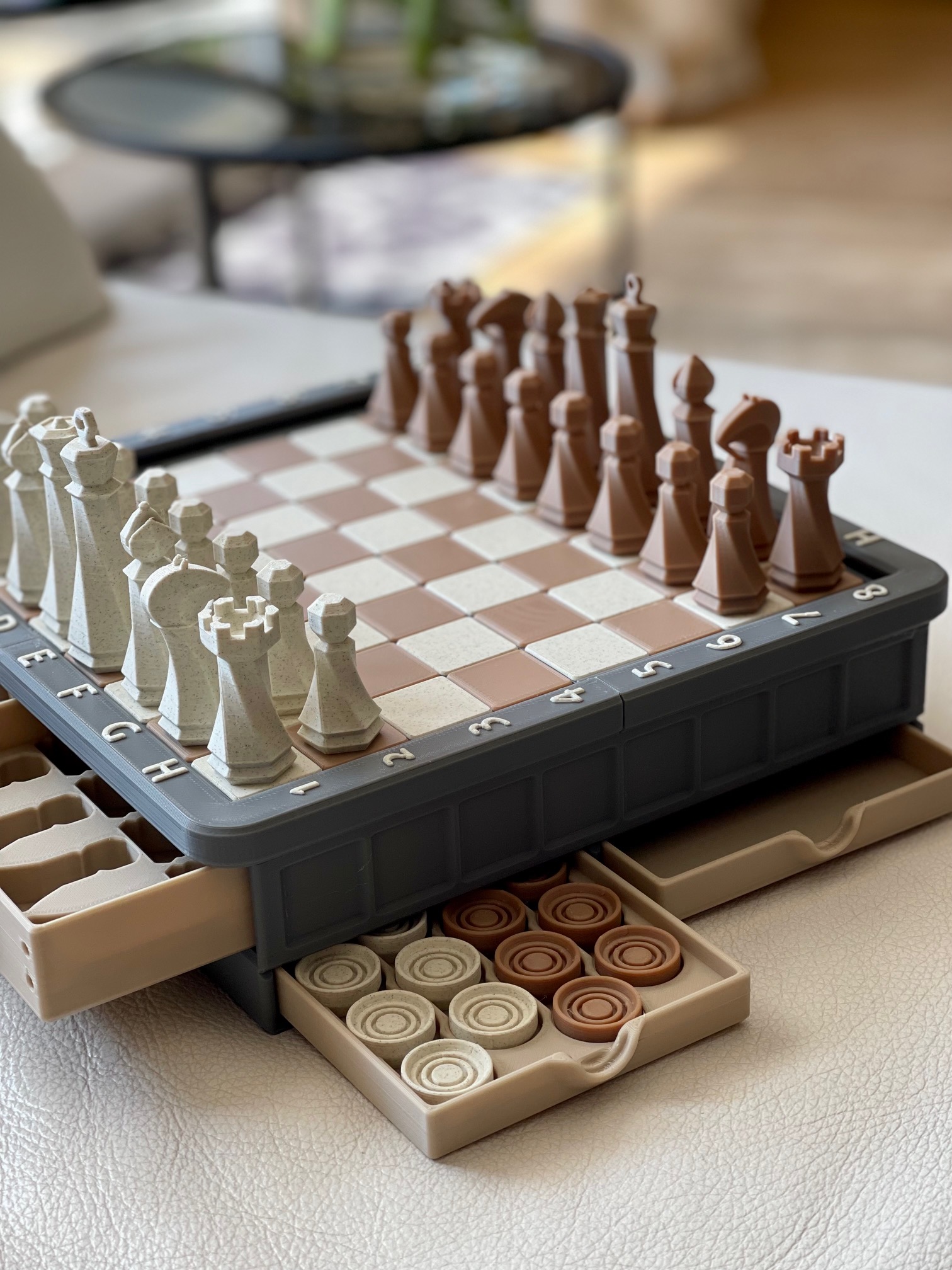 Checkers Add-On for the Magnetic Chessboard par vmLOGIC | Téléchargez ...