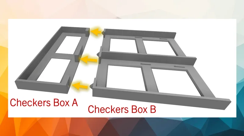 Checkers Add-On for the Magnetic Chessboard von vmLOGIC | Kostenloses ...
