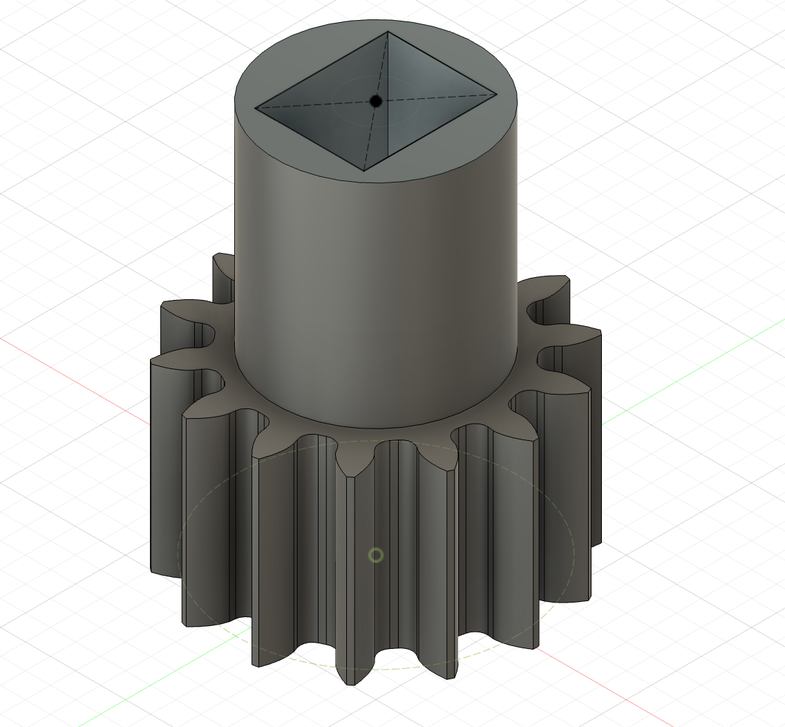 Spur gear for the motor of the arm of JK01 RC robot by Andrei G | Download free STL model ...