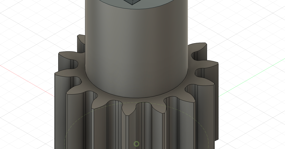 Spur gear for the motor of the arm of JK01 RC robot by Andrei G ...