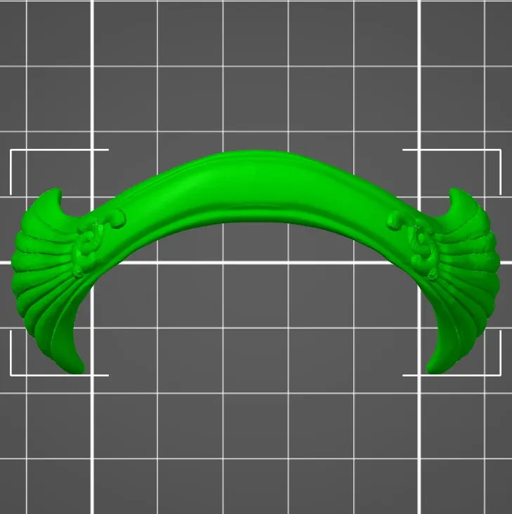Ornate drawer handle by Carl | Download free STL model | Printables.com