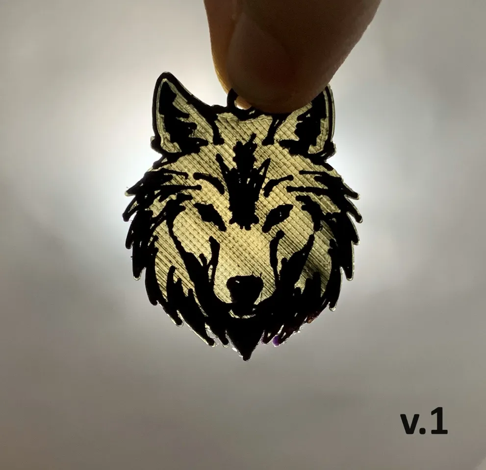 Wolf Keychain by AYALA_3D | Download free STL model | Printables.com