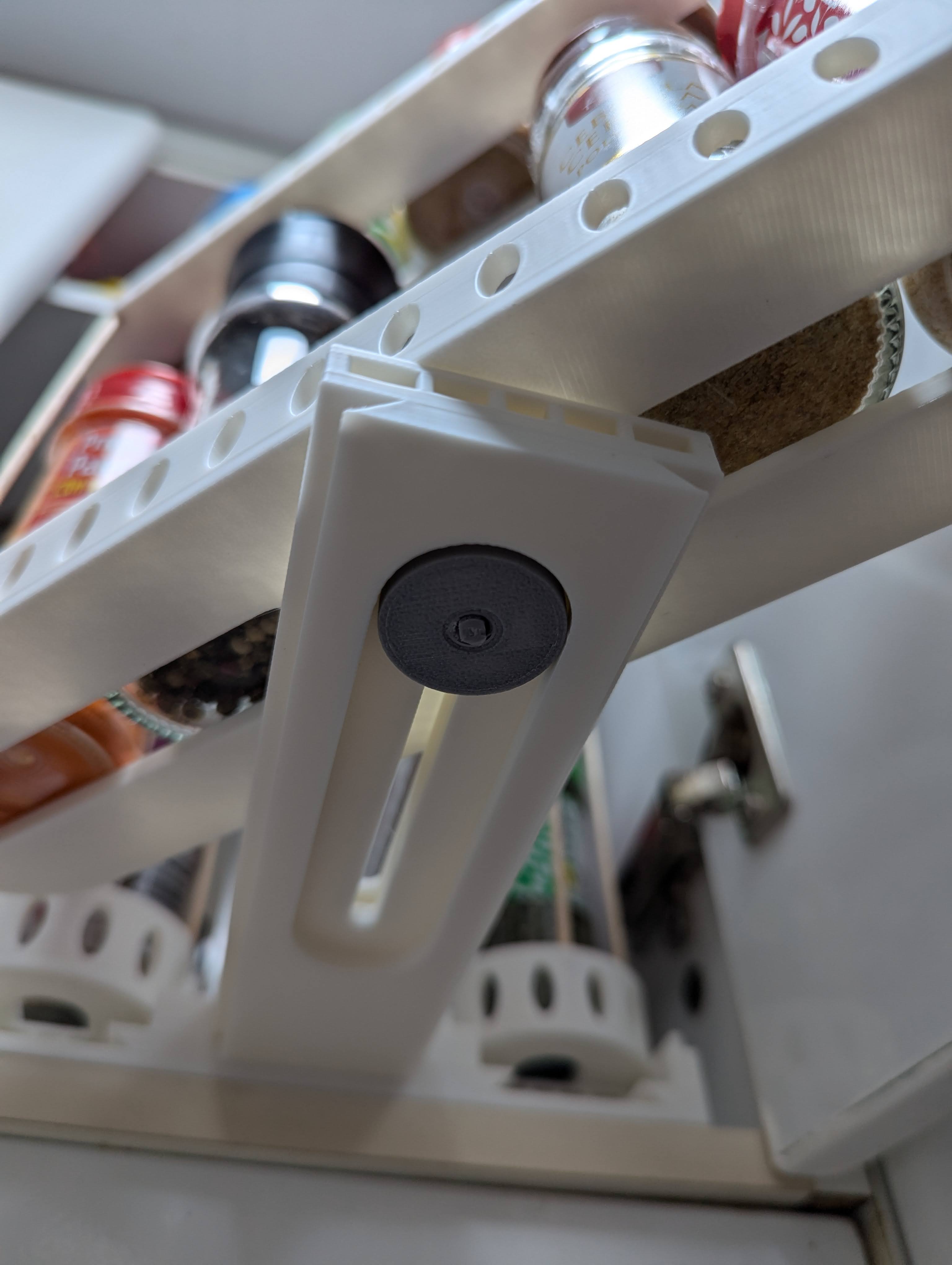 Spice Rack Pullout : 3D printed bolt, top washer and bottom nut/washer ...