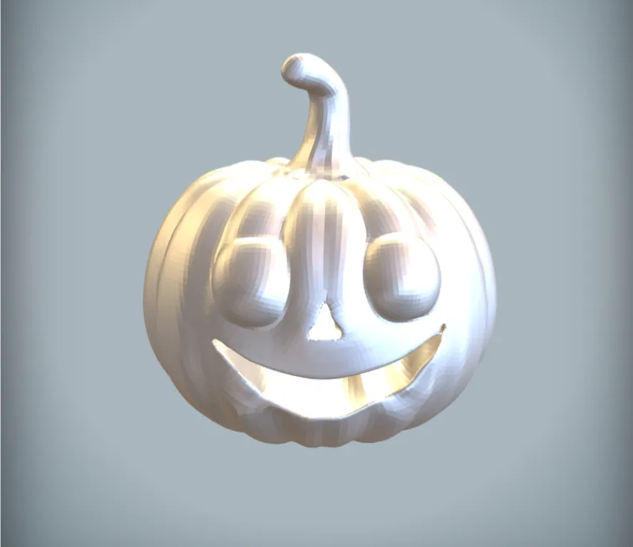 Cute Smiling Pumpkin by Pocahontas | Download free STL model ...
