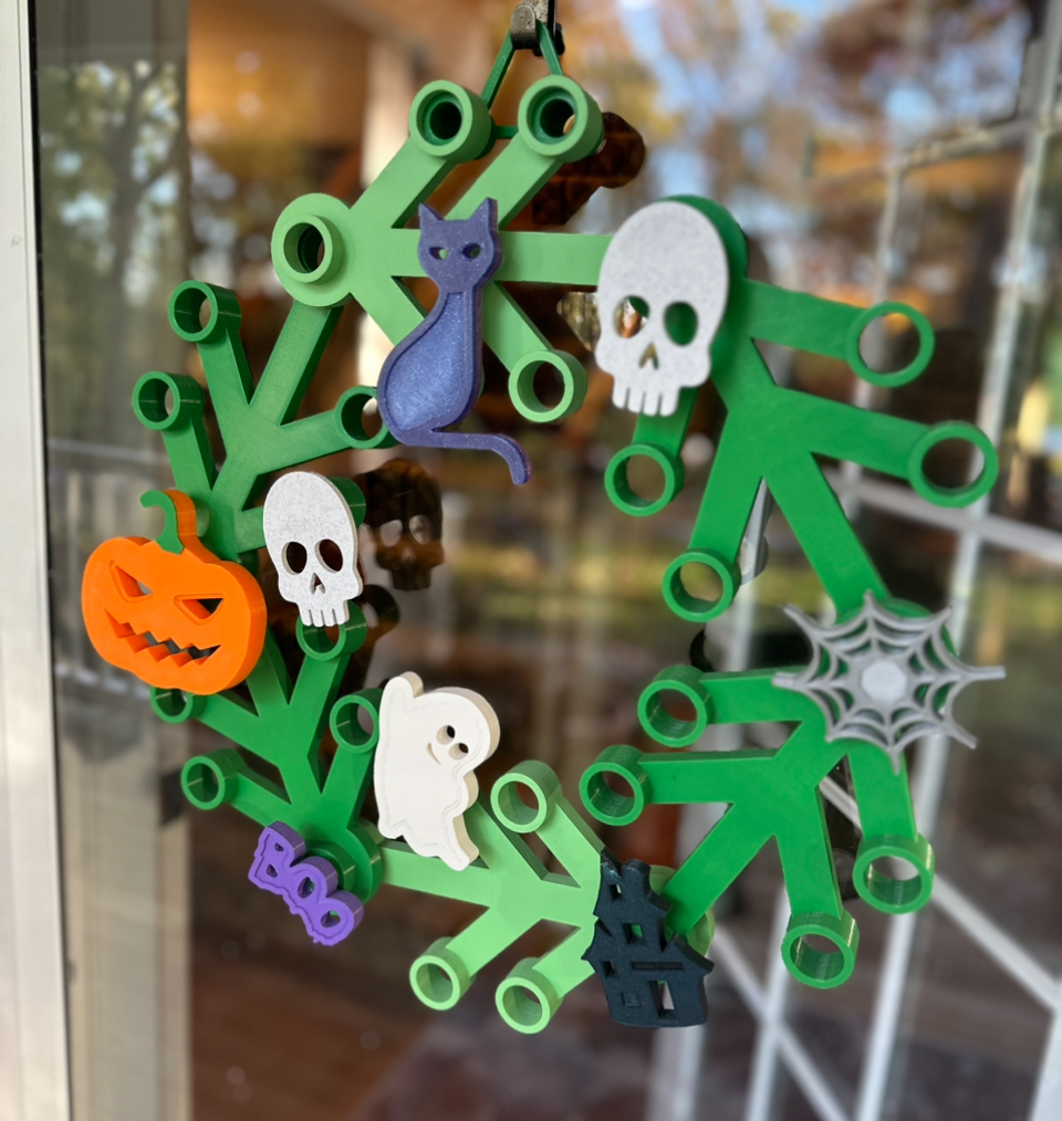 Lego Wreath - Halloween by Alid | Download free STL model | Printables.com