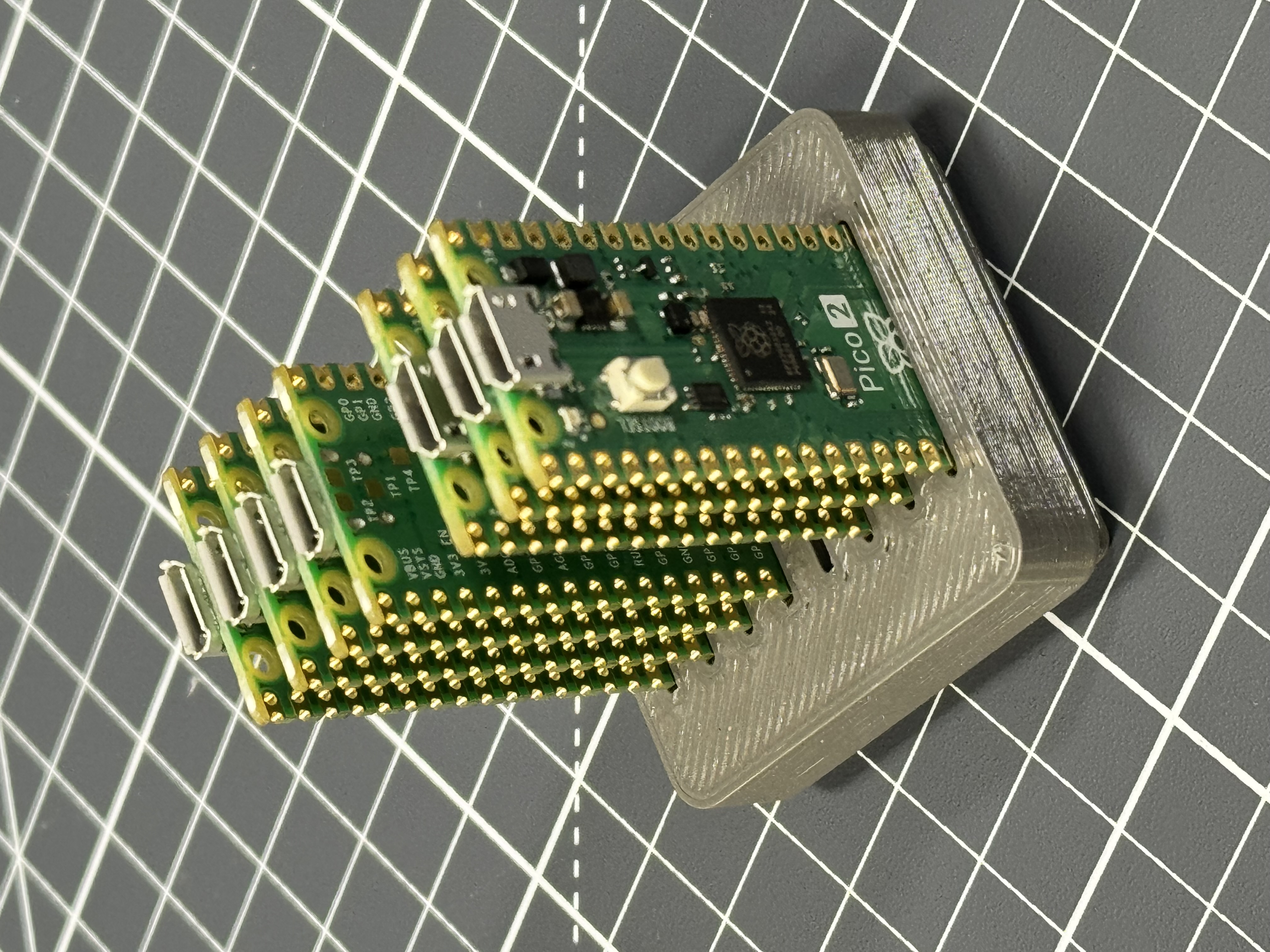 Raspberry Pi Pico & Pico 2 storage rack for Gridfinity by ShakataGaNai ...