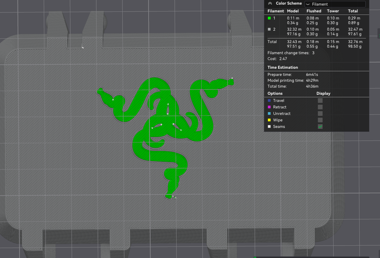 Razer Basilisk V2/3 X HyperSpeed - Travel box with Razer Logo by ...