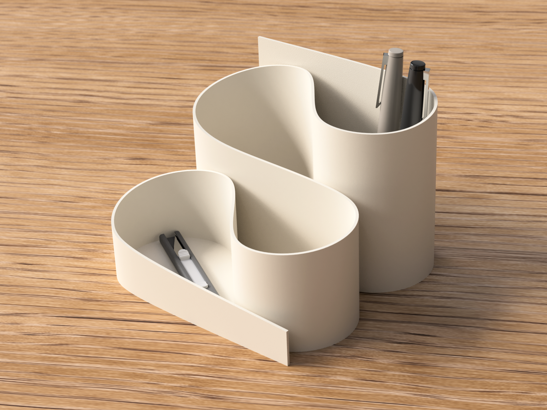 Desk Organizer by Sabre Design | Download free STL model | Printables.com