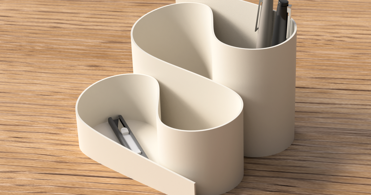 Desk Organizer by Sabre Design | Download free STL model | Printables.com