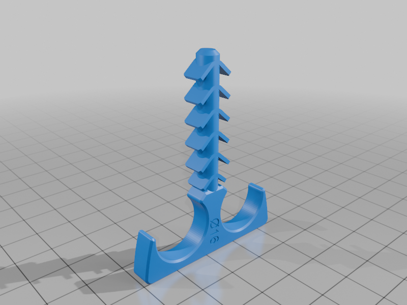 Pipe Clips fixing for pipes and conduits Ø 16 / 20 No screw needed ...
